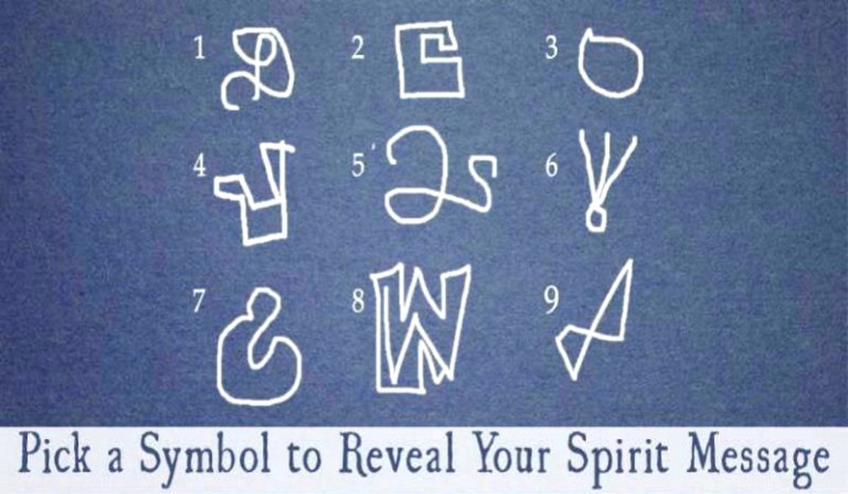 Intuitive Reading Test: Choose One Symbol to Reveal Your Spirit Message ...