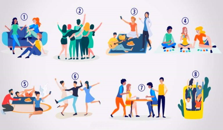 What Is Your Ideal Type of Friendship? Choose a Group of Friends that ...